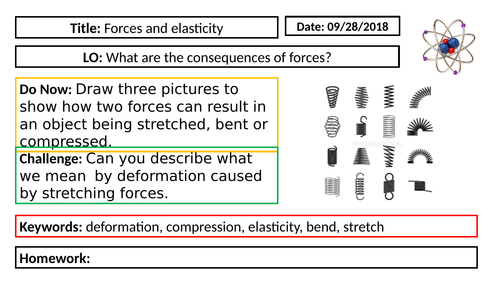 AQA GCSE Physics New Specification - P5 Forces and Elasticity ... AQA GCSE Physics New Specification - P5 Forces and Elasticity ...