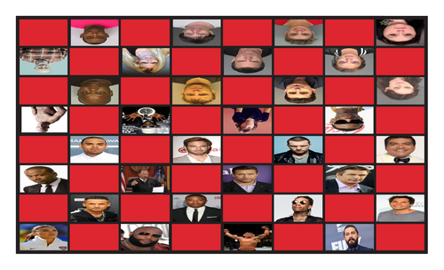 Celebrities Acting Irresponsibly Legal Size Photo Checkerboard Game ...