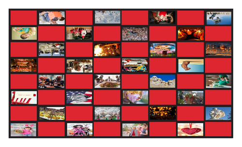 Holidays and Festivals Around the World Legal Size Photo Checkerboard ...