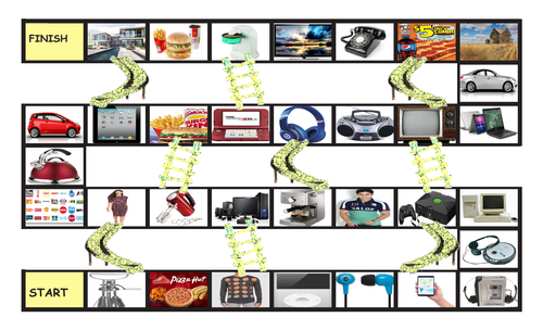 Consumer Decisions Legal Size Photo Chutes and Ladders Game | Teaching ...