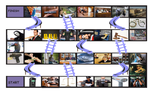 Crime, Law Enforcement, and Courts Legal Size Photo Chutes and Ladders ...