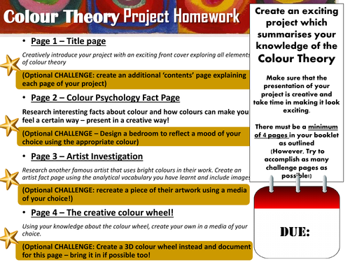 Colour Theory & Formal Elements Introduction | Teaching Resources