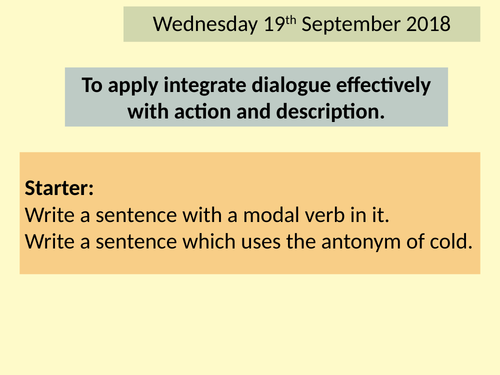 PIG HEART BOY YEAR 6 - LESSON 7 - TO INTEGRATE DIALOGUE IN A NARRATIVE ...