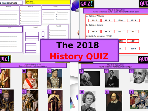 The Big History Quiz | Teaching Resources