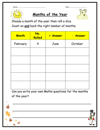 Seasons and Months - 3 differentiated activity booklets | Teaching ...