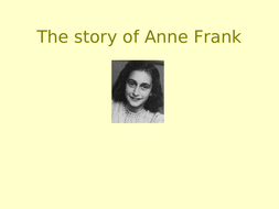 The story of Anne Frank | Teaching Resources