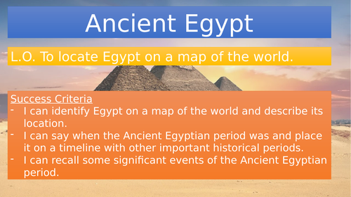 KS2 Ancient Egypt Unit - 7 Outstanding History Lessons | Teaching Resources