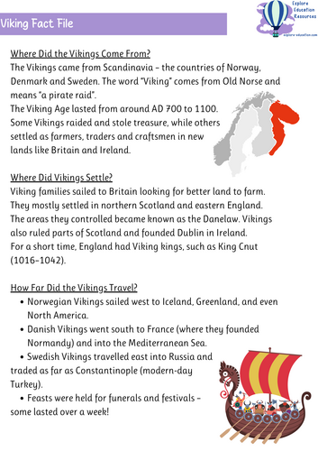 KS2 Anglo Saxons and Vikings Unit - 10 Outstanding History Lessons ...