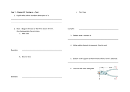 Cambridge Science Checkpoint 3 Worksheets | Teaching Resources