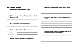 Cambridge Science Checkpoint 3 Worksheets | Teaching Resources