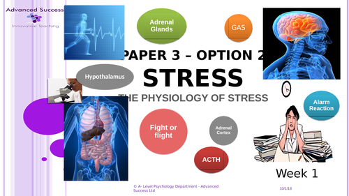 Powerpoint - Stress -Week 1 - The Physiology of Stress | Teaching Resources