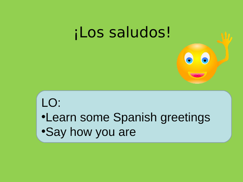 Los saludos y qué tal? Spanish greetings and responses. | Teaching ...