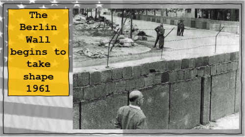 Berlin Wall 1961 - Cold War & Superpower - GCSE History Edexcel ...