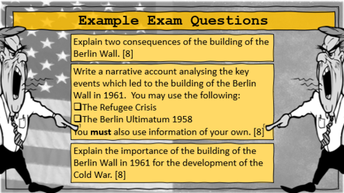 Berlin Wall 1961 - Cold War & Superpower - GCSE History Edexcel ...