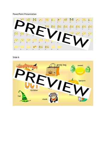 Halloween vocabulary activities English or ESL | Teaching Resources