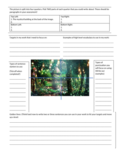 Writing to Describe (Language Paper 1) | Teaching Resources