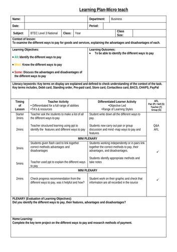 Different ways to pay | Teaching Resources