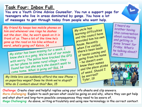 County Lines + Gangs PSHE | Teaching Resources