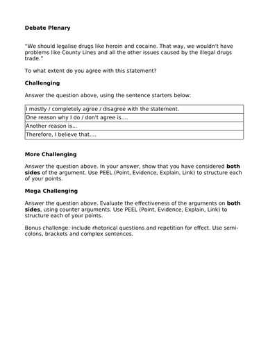 County Lines + Gangs PSHE | Teaching Resources