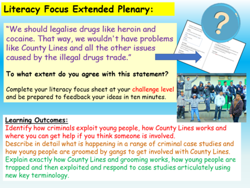 County Lines + Gangs PSHE | Teaching Resources