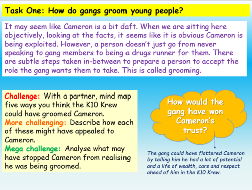 County Lines + Gangs PSHE | Teaching Resources