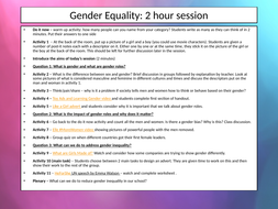Gender Equality - 2 hours of resources | Teaching Resources