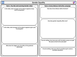 Gender Equality - 2 hours of resources | Teaching Resources