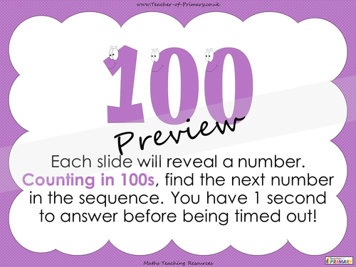 Counting in 100s to 1000 - Year 3 | Teaching Resources