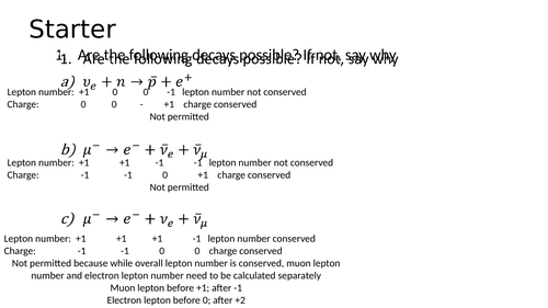 A Level Physics Quarks and Leptons 3 : Quarks and Antiquarks | Teaching ...