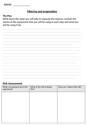 KS3 Chemistry Year 7 - States of Matter - distillation, chromatography ...