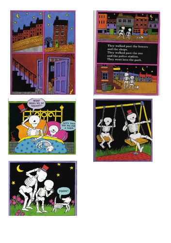 Funny bones story sequencing pictures | Teaching Resources