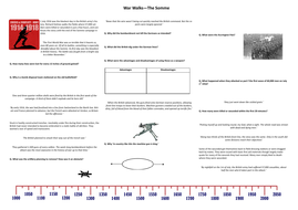 War Walks - The Somme - Worksheet to support the BBC Documentary with ...