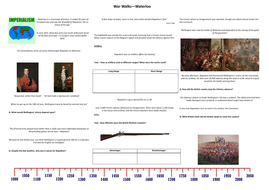 War Walks - Waterloo - Worksheet to support the BBC Documentary with ...