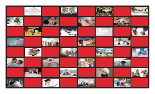 Dating and Marriage Spanish Legal Size Photo Checkerboard Game ...