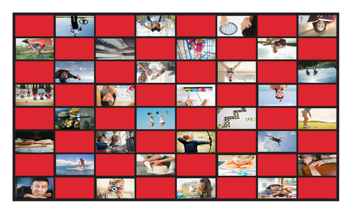 Free Time and Hobbies Spanish Legal Size Photo Checkerboard Game ...