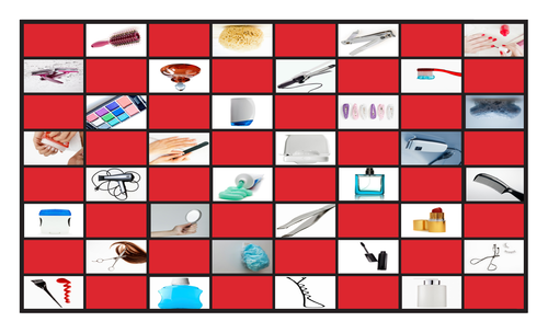Health and Personal Hygiene Spanish Legal Size Photo Checkerboard Game ...