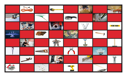 House Repairs, Tools, and Supplies Spanish Legal Size Photo ...