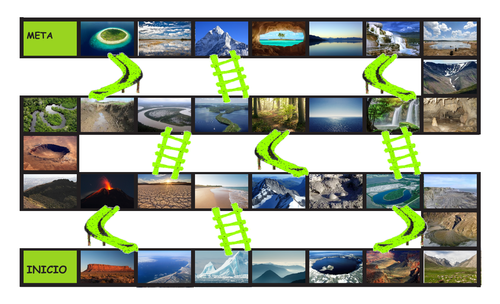 Geology and Planet Earth Spanish Legal Size Photo Chutes and Ladders ...