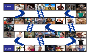 Stereotypes Spanish Legal Size Photo Chutes and Ladders Game | Teaching ...