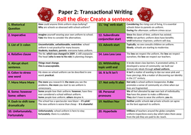 Interesting sentences for Paper 1 and Paper 2: English Language GCSE ...