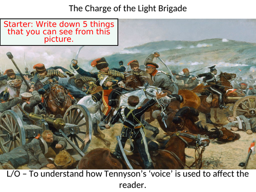 THE CHARGE OF THE LIGHT BRIGADE (EDEXCEL - CONTEXT & ANALYSIS ...