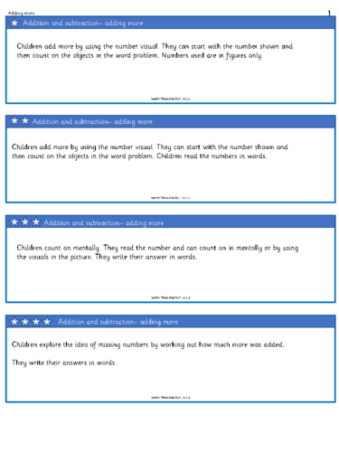Year 1- Addition and Subtraction Block 2 Week 2 White Rose Style V3.0 ...