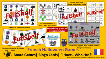 French Halloween Games | Teaching Resources