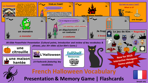 French Halloween Vocabulary | Teaching Resources