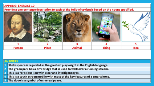 DESCRIPTION - INFORMATION TEXT - WORKSHEETS | Teaching Resources