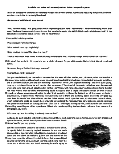 More New English Language GCSE (Edexcel 9-1) Resources for 19th Century ...