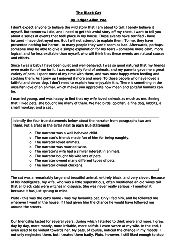 The Tell Tale Heart The Raven The Black Cat by Edgar Allen Poe ...