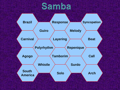 KS3 Music Blockbusters Starter - Samba | Teaching Resources