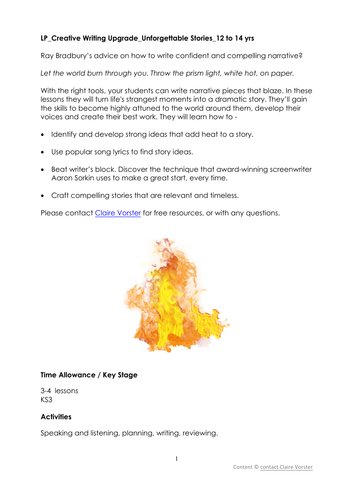 Realistic Characters & Emotion: Creative Writing Lesson Plans for 12 to ...