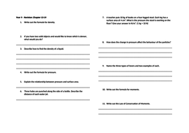 Cambridge Science Checkpoint 3 Revision Worksheets by Sciences ...